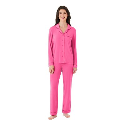 Click here for Members Mark Womens Long Sleeve Notch Collar Pink... prices