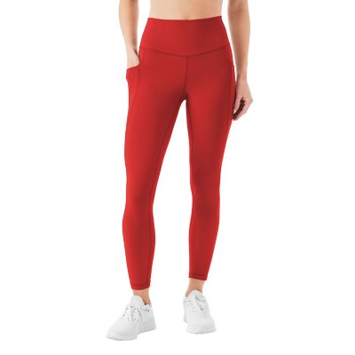 Click here for MEMBERS MARK HIGH-RISE LEGGING - Red L:- L  Red -... prices