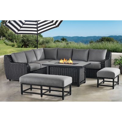 Click here for Members Mark Athena Sectional with Sunbrella Fabri... prices
