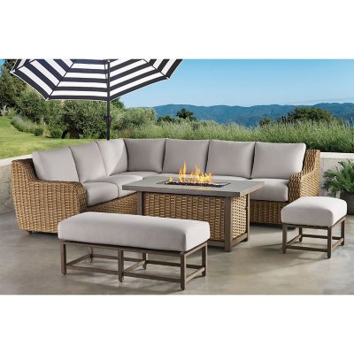 Click here for Members Mark Athena Sectional with Sunbrella Fabri... prices