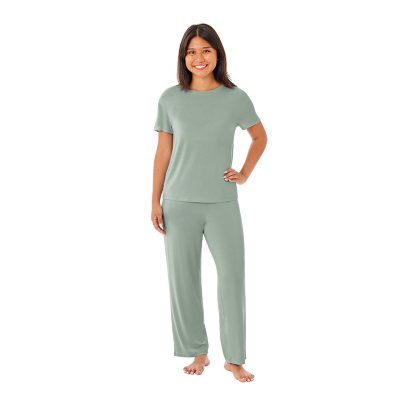 Click here for MEMBERS MARK WOMENS TEE & PANT PAJAMA SET:- Green... prices