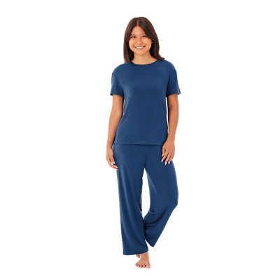 Click here for MEMBERS MARK WOMENS TEE & PANT PAJAMA SET:- Navy... prices