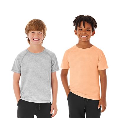Click here for Members Mark Boys 2Pk Active Top Light Grey/Peach... prices