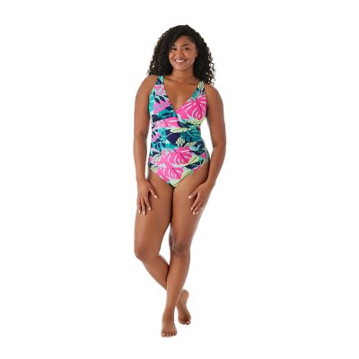 Click here for Members Mark Womens One Piece Swimsuit Multi XS:-... prices