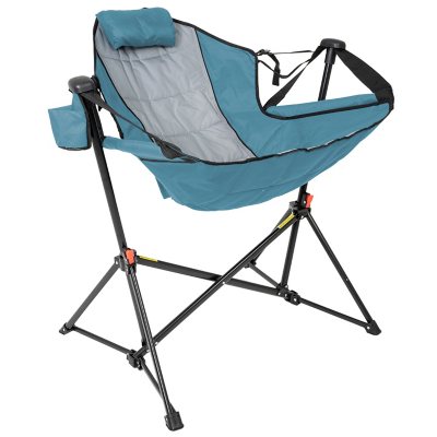 Click here for Members Mark Swing Lounger Camp Chair:- Milky Blue prices