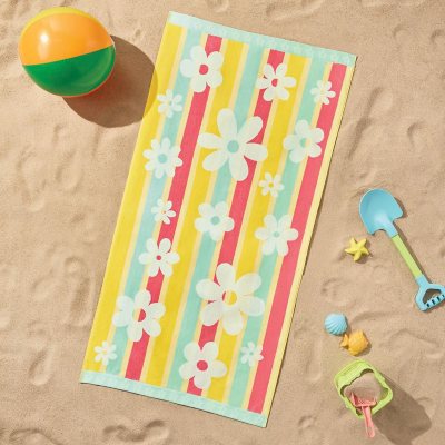 Click here for Members Mark 2-Pack Kids Beach Towel  30 x 60:- Da... prices