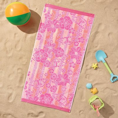 Click here for Members Mark 2-Pack Kids Beach Towel  30 x 60:- Gr... prices