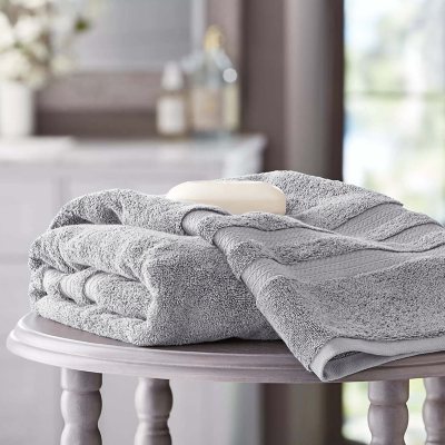 Click here for Members Mark Hotel Premier Luxury Bath Towel:- Gre... prices