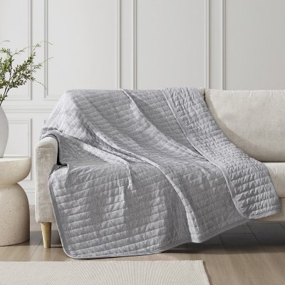 Click here for Members Mark Cooling Throw Blanket  60x70- Gray:-... prices