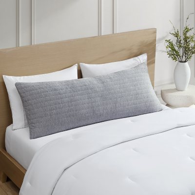 Click here for Members Mark Cooling Body Pillow- Gray:- Gray prices