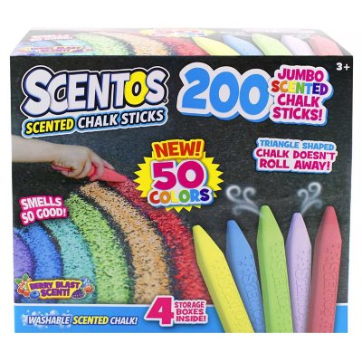 Scentos Scented 200-ct Bold Chalk Pack - Sam's Club