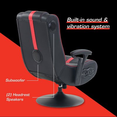 Pedestal Gaming Chair with Built in Sound and Vibration Assorted Colors Sam s Club