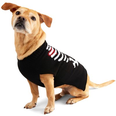 Click here for Free Country Halloween Dog Sweater SkeletonXS:- XS... prices