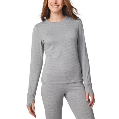Click here for Free Country Womens Grid Fleece Base Layer TopGrey... prices