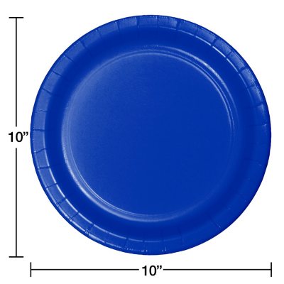 Royal Blue Paper Plates