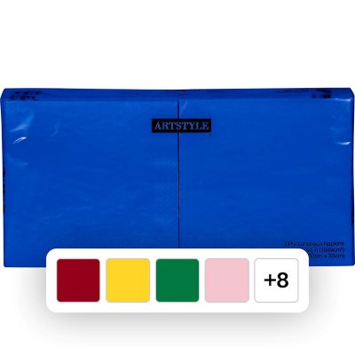 Click here for Artstyle 3-Ply Lunch Napkins  6.5  200 ct.:- Cobal... prices