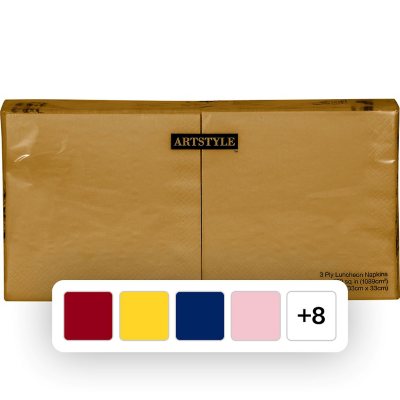 Click here for A_Artstyle 3-Ply Lunch Napkins  6.5  200 ct.:- Gli... prices
