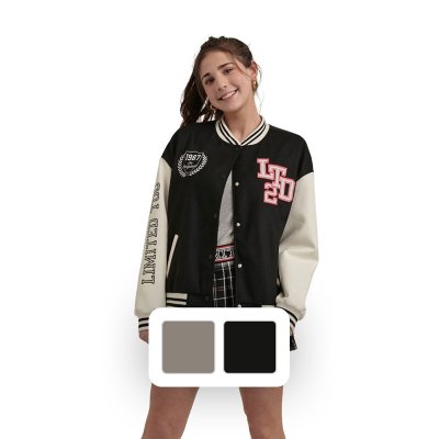 Limited Too Girls Varsity Bomber Jacket - Sam's Club Limited Too Girls Varsity Bomber Jacket - Sam's Club