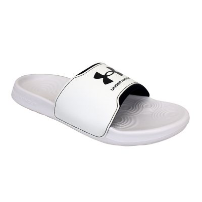 Click here for Under Armour Mens Ignite Select Slides - White/Bla... prices