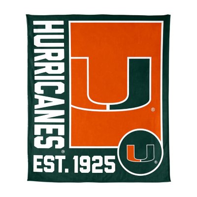 Click here for Logo Brands Miami Hurricanes 60x70 Super Plush Bla... prices