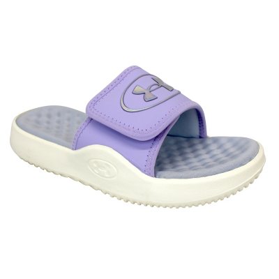 Click here for Under Armour Girls Ignite Pro 8 Slides - Purple 4K... prices
