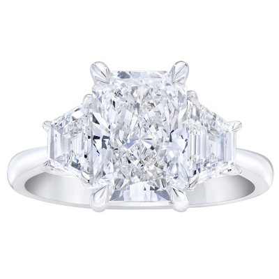 Click here for Lab Created Diamond Round Engagement Ring in 18K W... prices