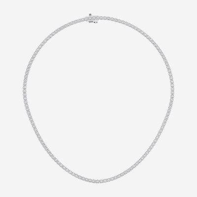 Click here for Lab Grown Diamond Tennis Necklace in 14K Gold- 7.0... prices
