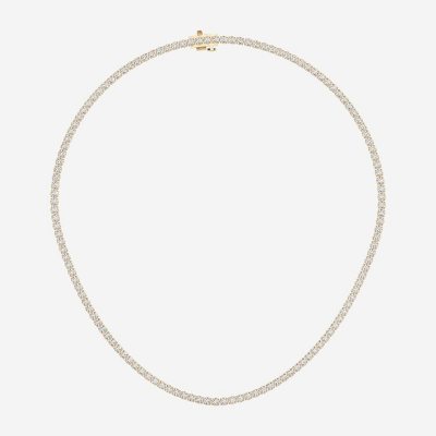 Click here for Lab Grown Diamond Tennis Necklace in 14K Gold- 5.0... prices