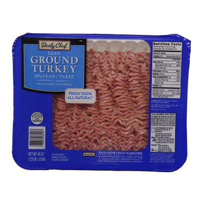 Case Sale: Daily Chef Ground Turkey (6 bundles per case, priced per ...
