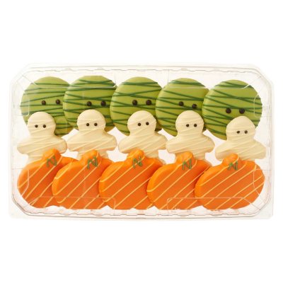 Member's Mark Pumpkin Shaped Fall Cutout Cookies (15 ct.) - Sam's Club