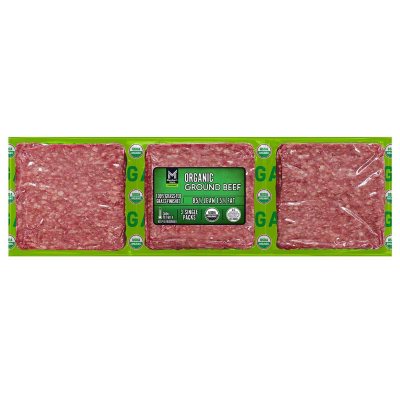 Member's Mark 85/15 Organic Grass Fed Ground Beef, priced per pound ...