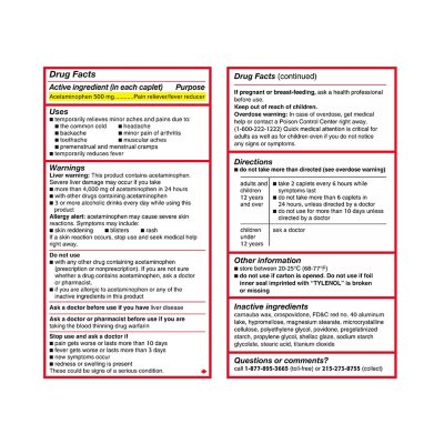 Tylenol Extra Strength Caplets Delivery Pickup Foxtrot, 59% OFF