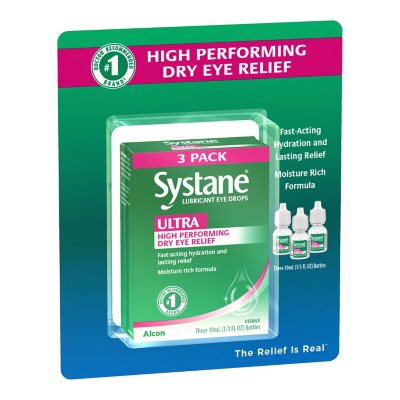 Systane Ultra Lubricant Eye Drops For Dry Eye Symptoms, 25, 60% OFF