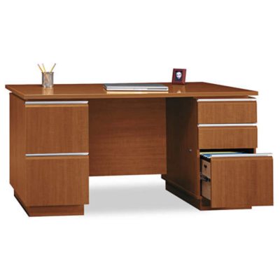 Bush® Milano Double Pedestal Desk Top - Sam's Club