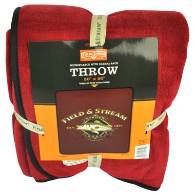 FIELD & STREAM THROW 50" X 60" - RED - Sam's Club