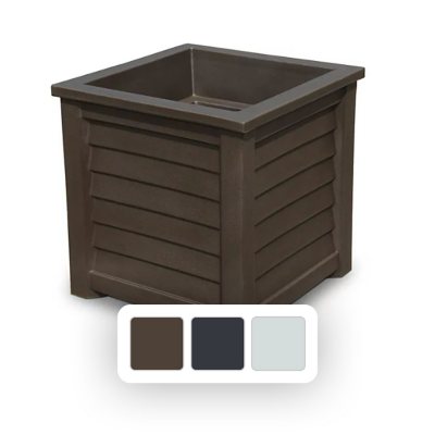 Click here for Mayne Lakeland 20 Square Planter:- White prices