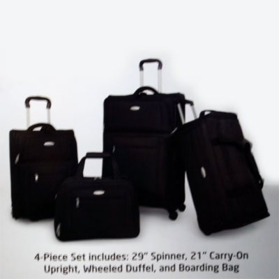 LUGGAGE SET 4 PIECE 360 DELUXE - Sam's Club