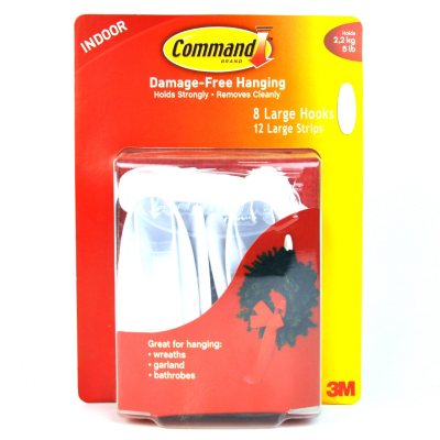 3M COMMAND BRAND HOLIDY LARGE HOOKS - Sam's Club