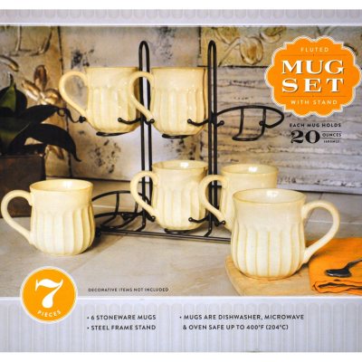 6PC FLUTED MUGS CREAM - Sam's Club