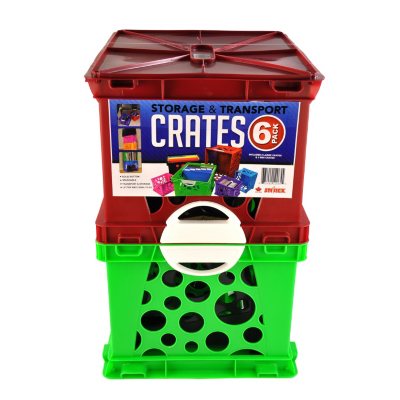 LARGE & MINI CRATE GREEN/RED - Sam's Club