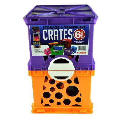 LARGE & MINI CRATE PURPLE/ORANGE - Sam's Club