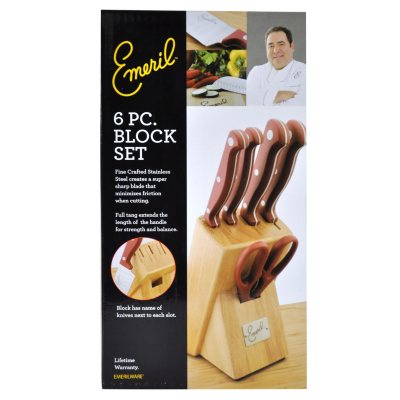 EMERIL KNIFE SET RED - Sam's Club
