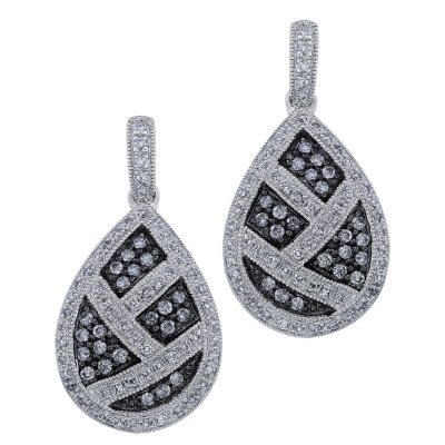 .75 ct. t.w. Silvermist Diamond Teardrop Earrings - Sam's Club