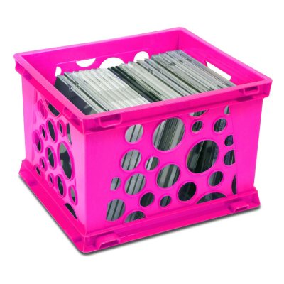 Pink Milk Carton Plastic Crates