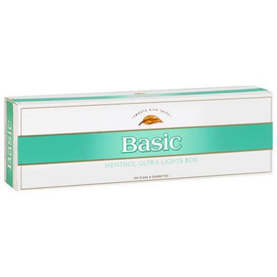 Basic Ultra Menthol Lights King Box - Sam's Club