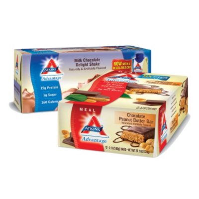 $3.50 off Atkins Advantage™ Bars and Drinks - Sam's Club