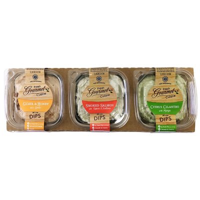 Fresh Gourmet Cuisine Dips Variety Pack (3 pk.) - Sam's Club