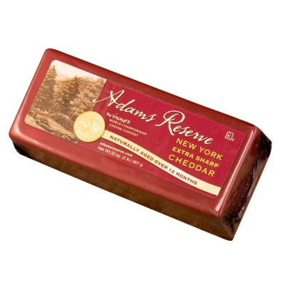 Adams Reserve New York Extra Sharp Cheddar Cheese (2 lbs.) - Sam's Club