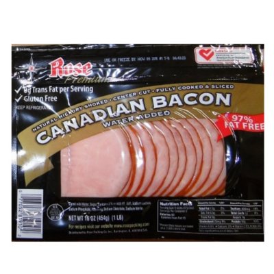 Rose™ Premium Canadian Bacon - Sam's Club