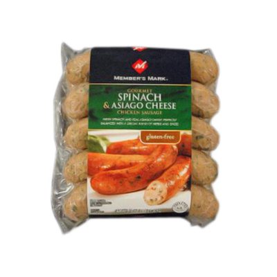 Member's Mark? Spinach and Asiago Chicken Sausage - Sam's Club